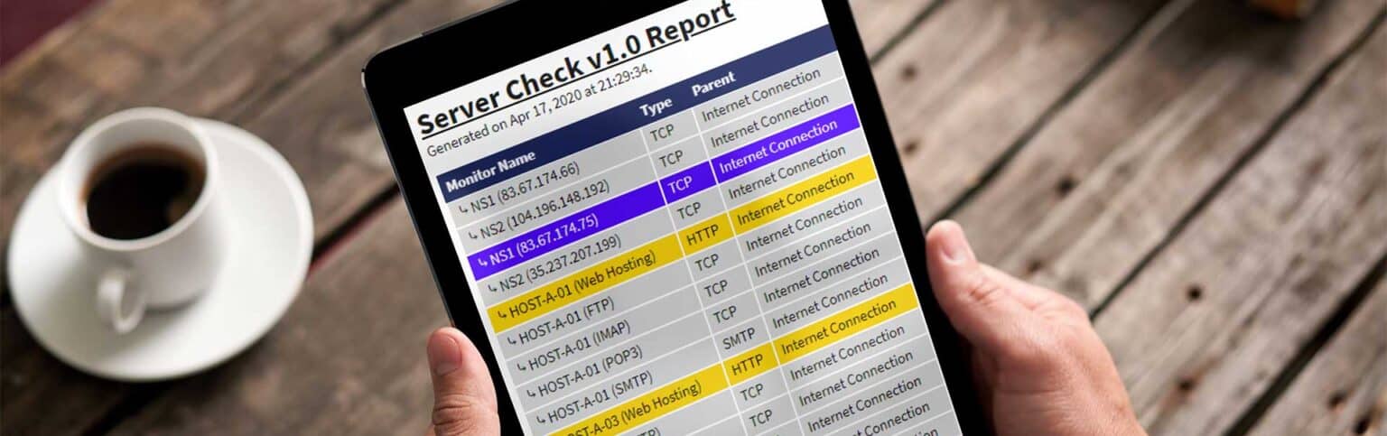 Server Check – always know when your servers go down